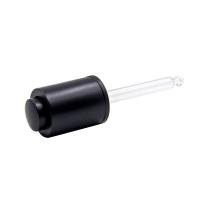 China 18 415 Black Dumb Face Plastic Bottle Dropper Pressing for sale