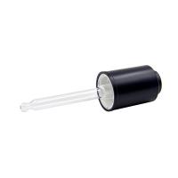 China 18 415 Black Dumb Face Plastic Bottle Dropper Pressing for sale