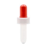 China 0.25ml Red Head Plastic Bottle Dropper Pipette Packaging for sale