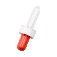 China 0.25ml Red Head Plastic Bottle Dropper Pipette Packaging for sale