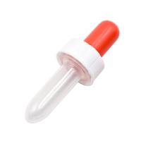 China 0.25ml Red Head Plastic Bottle Dropper Pipette Packaging for sale