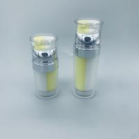 China UK Plastic double-chamber airless pump bottle cosmetic for sale