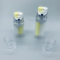 China UK Plastic double-chamber airless pump bottle cosmetic for sale