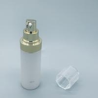 China Gold Transparent Cosmetics Airless Pump Dispenser For Essence Butter Essential Oil for sale