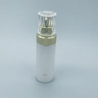 China Gold Transparent Cosmetics Airless Pump Dispenser For Essence Butter Essential Oil for sale