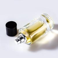 China Empty Perfume Spray Pump Glass Bottle 50ml Magnetic Cap for sale