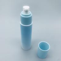 China Blue Plastic Airless Cosmetics Airless Serum Pump Bottles 30 50 100 150 200 ML for sale