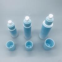 China Blue Plastic Cosmetic Airless Pump Bottles For Essential Oil for sale