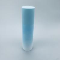 China Blue Plastic Cosmetic Airless Pump Bottles For Essential Oil for sale