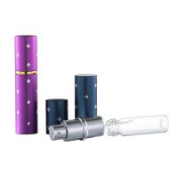 China Plum Dot Drill Anodized Little Perfume Bottles 10ml for sale