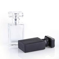China 30ml Perfume Spray Pump Clear Black Aluminum Glass for sale