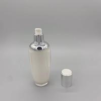 China Regenerist Skin Toner Bottle Acrylic Oval Cylinder Plastic PS Bottle for sale