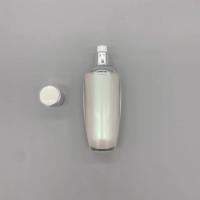 China 80ml Oval Cylinder Plastic PS Skin Toner Bottle Cosmetic Packaging for sale