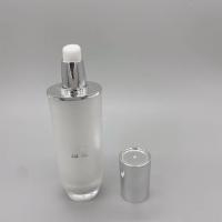 China Skincare Cosmetic Toner Bottle Oval Cylinder Plastic 100ml 120ml for sale