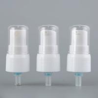 China Plastic Press Makeup Water Perfume Fine Mist Sprayer Head Translucent Half Cover for sale