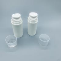 China White Plastic Press PP Airless Bottle Cosmetics Distribution for sale