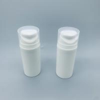 China White Plastic Press PP Airless Bottle Cosmetics Distribution for sale