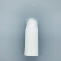 China White Plastic Press PP Airless Bottle Cosmetics Distribution for sale