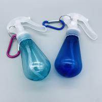 China Key Chain Trigger Cosmetic PET Bottle Ball Shape 80ml 60ml for sale