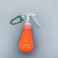China Key Chain Trigger Cosmetic PET Bottle Ball Shape 80ml 60ml for sale