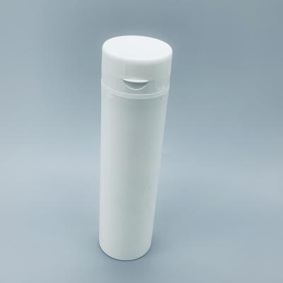 China White PP Airless Bottle Gasless Lotion Pump Bottle Cosmetics Packaging 120ml for sale