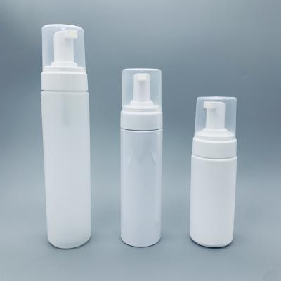 China Disinfection PE Plastic Bottle Round Shape White blue translucent for sale