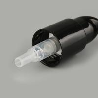 China 24 410 Plastic Black Head Oil Pump Bottles Long Tip Powder Pump for sale