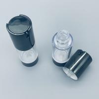 China Black Transparent Acrylic Airless Bottle Airless Cosmetics for sale