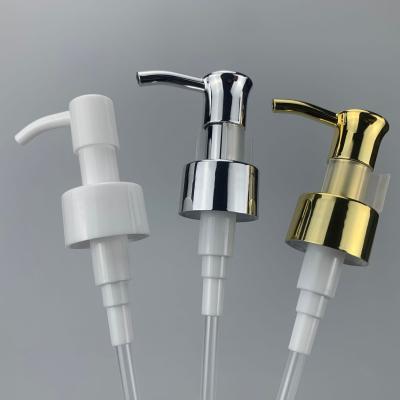 China Anodized Aluminum Emulsion Transfer Pump 2cc Makeup Remover Oil Pump for sale
