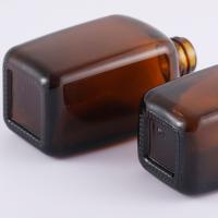 China Glass Square Spray Oil Pump Bottles 10ml  To 100ml for sale
