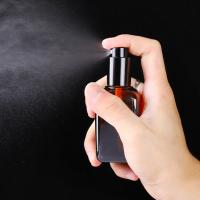 China Glass Square Spray Oil Pump Bottles 10ml  To 100ml for sale