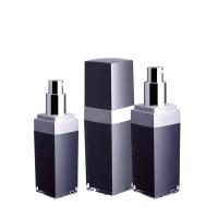 China 30ml 50ml Black plastic emulsion bottle Set Acrylic emulsion packaging bottle for sale