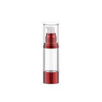 China Vacuum bottle Cosmetic lotion bottle anodized vacuum bottle with large ring base Acrylic Airless Bottle for sale