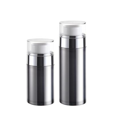China 30ml 50ml Anodized vacuum bottle Cosmetics in vacuum bottles Acrylic Airless Bottle for sale