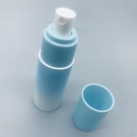 China Blue PP airless lotion pump bottle cosmetic packaging for lotion essence for sale