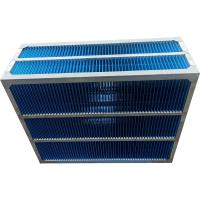 China Cross Flow Hydrophilic Aluminum Plate Air to Air Heat Recovery Exchanger Core for sale