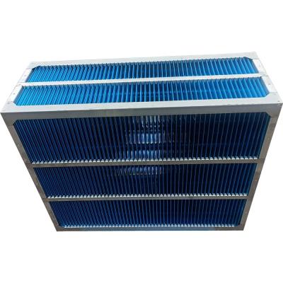 China Cross Flow Hydrophilic Aluminum Plate Air to Air Heat Recovery Exchanger Core for sale