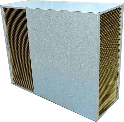 China Counter Flow Heat Exchanger Core for Outdoor Telecommunication Cabinet for sale