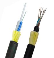 China Single Double Sheath Aerial Overhead Unitube ADSS Fiber Optic Cable Single Mode for sale