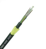 China Single Double Sheath Aerial Overhead Unitube ADSS Fiber Optic Cable Single Mode for sale
