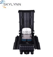 China Inline FOSC 288F Fiber Joint Closure FTTH IP68 Waterproof Plastic Enclosure Box for sale