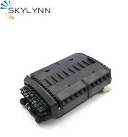 China Inline FOSC 288F Fiber Joint Closure FTTH IP68 Waterproof Plastic Enclosure Box for sale
