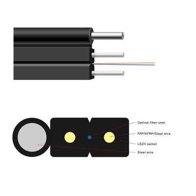 China UndergroundFTTH Optical Fiber Cable GJYFCH GJYCH 0.5dB G657a1 for sale