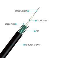 China GYXTW Outdoor Fiber Optic Cable 8mm 2-24 Cores Underground Duct for sale