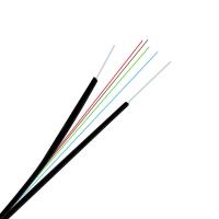 China 9/125 FTTH Optical Fiber Cable PVC 2 Core Fiber Optic Cable 3.0MM for sale