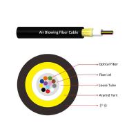 China Outdoor Optical Fiber Air Blown Micro Cable G652D G657A1 24 Core OM3 for sale