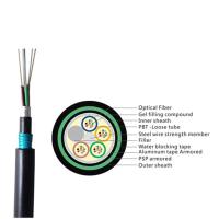 China Direct Burial GYTA53 Multimode Underground Fiber Optic Cable 250um for sale