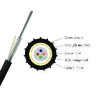 China Air Blown EPFU Outdoor Optical Fiber Cable 125μM Single Mode 2-24 Fibers IEC60794-5 for sale
