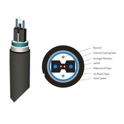 China H Type FTTH Optical Fiber Cable GJXFHA Fiber Cables 2F 7MM for sale