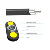 China H Type FTTH Optical Fiber Cable GJXFHA Fiber Cables 2F 7MM for sale